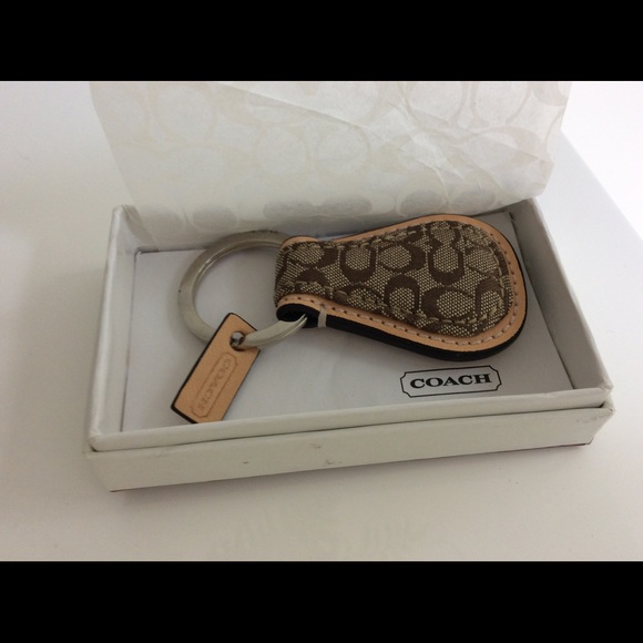 Coach | Accessories | Coach Key Ring With Signature Picture | Poshmark